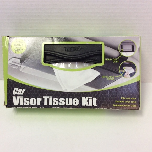 CLT Logistics | Other | Clt Logistics Black Car Visor Tissue Kit New ...